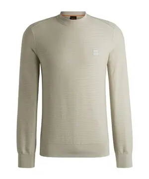 Hugo Boss Logo-appliqué Jumper - Gray