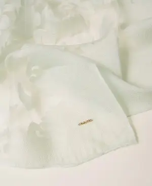 TWINSET Floral Jacquard Scarf
