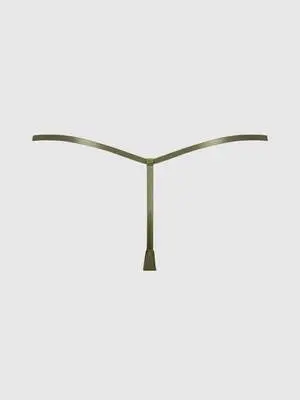 Frederick's Of Hollywood Rising Star Liquid Satin Mini G-string
