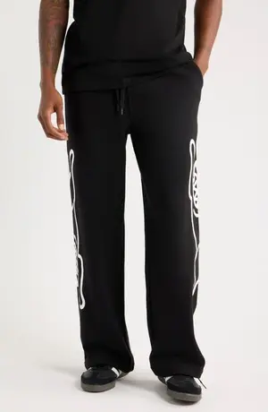 ICECREAM Mint Drawstring Sweatpants - Black