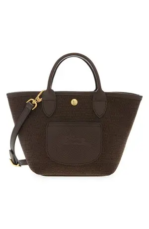 Longchamp Le Pliage Panier Xs Top Handle Bag - Mocha