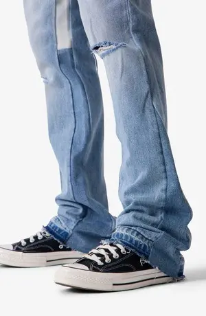 Mnml B484 Distressed Flare Jeans