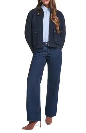 LEVI'S Zip Front Jacket - Navy