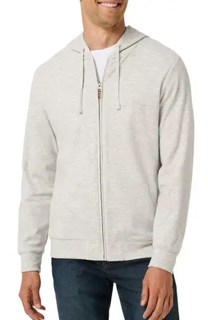 Travis Mathew Cloud Full Zip Hoodie - Heather Grey