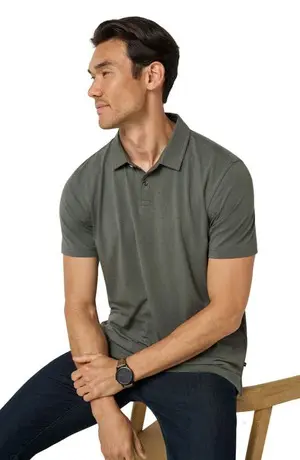 Travis Mathew Cloud Classic Performance Polo - Dark Olive