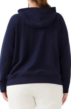 Karen Kane Rhinestone Drawstring Hoodie