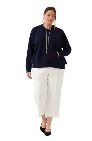 Karen Kane Rhinestone Drawstring Hoodie