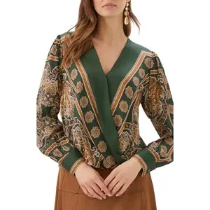 Karen Kane Drape Front Top