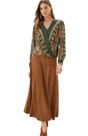 Karen Kane Drape Front Top