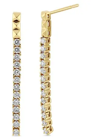 Bony Levy Cleo 18k Gold Diamond Drop Earrings - 18ky