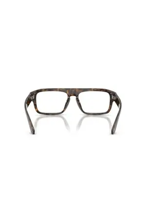 Dolce & Gabbana 56mm Rectangle Optical Glasses - Blue
