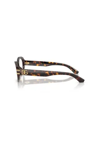 Dolce & Gabbana 54mm Butterfly Optical Glasses - Tortoise