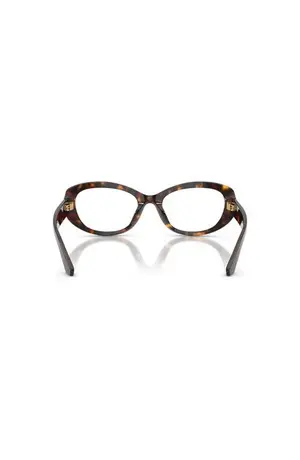 Dolce & Gabbana 54mm Butterfly Optical Glasses - Tortoise