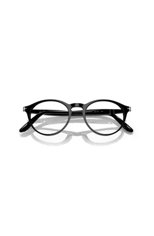 Persol 48mm Phantos Optical Glasses - Black