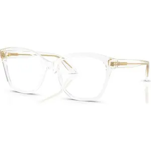 Dolce & Gabbana 54mm Butterfly Optical Glasses - Transparent