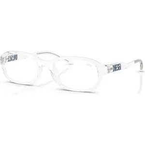 DIESEL® 53mm Rectangle Optical Glasses Transparent