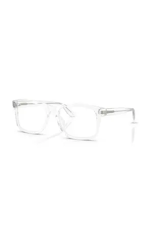 Dolce & Gabbana 53mm Square Optical Glasses - Transparent