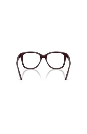 DIESEL® 52mm Rectangle Optical Glasses - Red