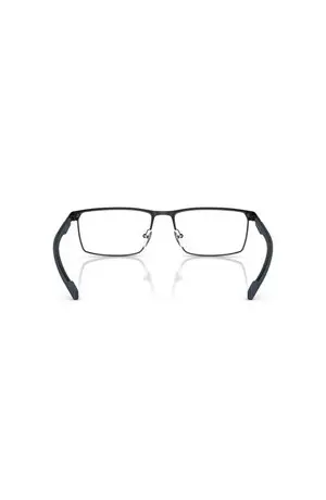Emporio Armani 57mm Rectangle Optical Glasses - Black