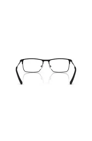 ARNETTE 55mm Rectangle Optical Glasses - Black
