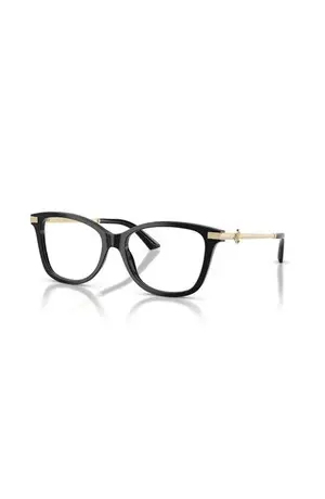 JIMMY CHOO 54mm Rectangle Optical Glasses - Black