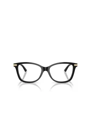 JIMMY CHOO 54mm Rectangle Optical Glasses - Black