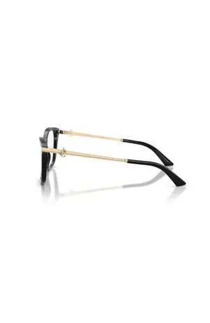 JIMMY CHOO 54mm Rectangle Optical Glasses - Black