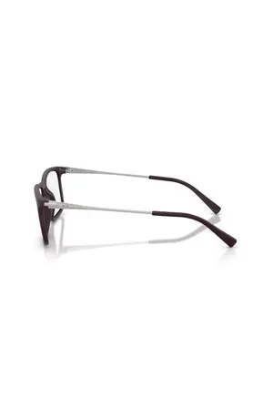 Armani Exchange 57mm Irregular Optical Glasses - Brown