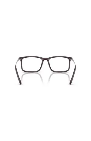 Armani Exchange 57mm Irregular Optical Glasses - Brown