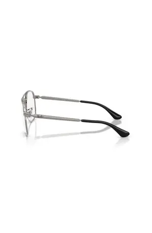 Ray-ban 56mm Square Optical Glasses - Grey