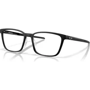 Oakley 55mm Rectangle Optical Glasses - Black