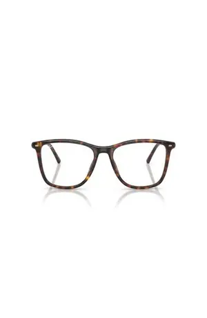 Ray-ban 54mm Square Optical Glasses - Tortoise