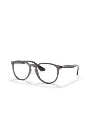 Ray-ban 51mm Round Optical Glasses - Grey