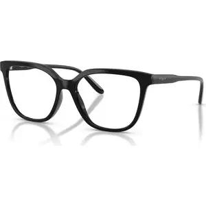 VOGUE EYEWEAR 50mm Square Optical Glasses - Black