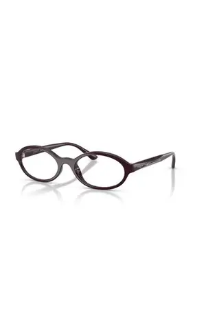 VOGUE EYEWEAR 51mm Oval Optical Glasses - Violet