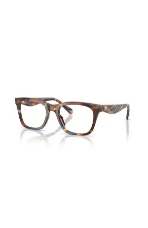 Tory Burch 52mm Square Optical Glasses - Multicolor