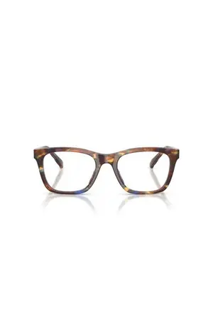 Tory Burch 52mm Square Optical Glasses - Multicolor