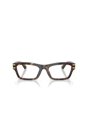 Dolce & Gabbana 54mm Rectangle Optical Glasses - Tortoise