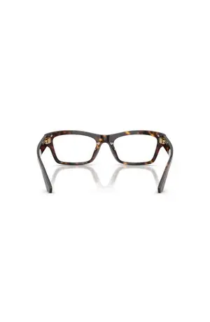 Dolce & Gabbana 54mm Rectangle Optical Glasses - Tortoise