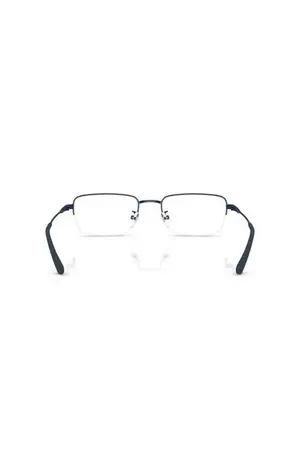 Emporio Armani 54mm Rectangle Optical Glasses - Blue