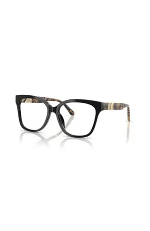 Michael Kors 55mm Square Optical Glasses - Black