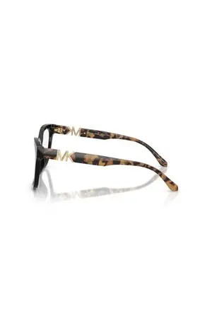 Michael Kors 55mm Square Optical Glasses - Black