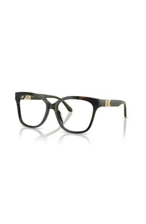 Michael Kors 55mm Square Optical Glasses - Green