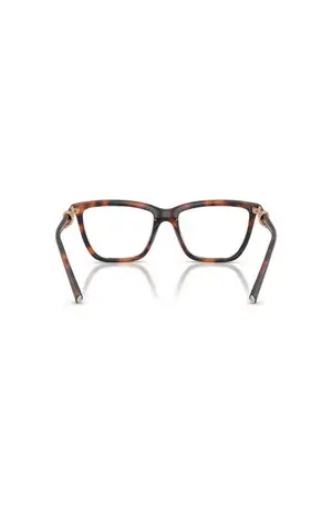 Tiffany & Co. 53mm Cat Eye Optical Glasses - Tortoise