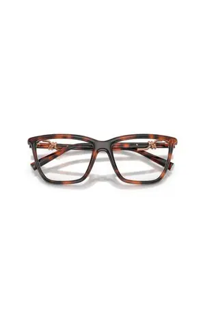 Tiffany & Co. 53mm Cat Eye Optical Glasses - Tortoise