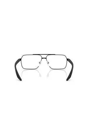 Prada 59mm Rectangle Optical Glasses - Black