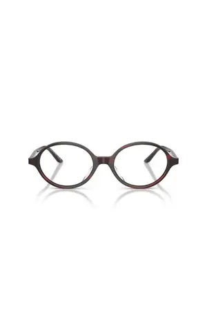 Oliver Spencer 54mm Oval Optical Glasses - Red