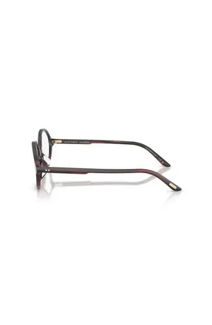 Oliver Spencer 54mm Oval Optical Glasses - Red