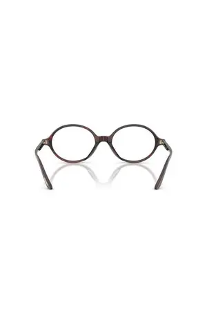 Oliver Spencer 54mm Oval Optical Glasses - Red