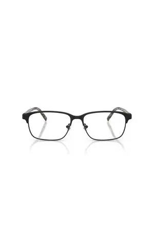 DIESEL® 56mm Rectangle Optical Glasses - Black
